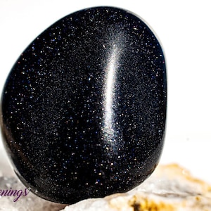Blue Sandstone (sand Stone Goldstone) - Tumbled - 1 Stone - Etsy
