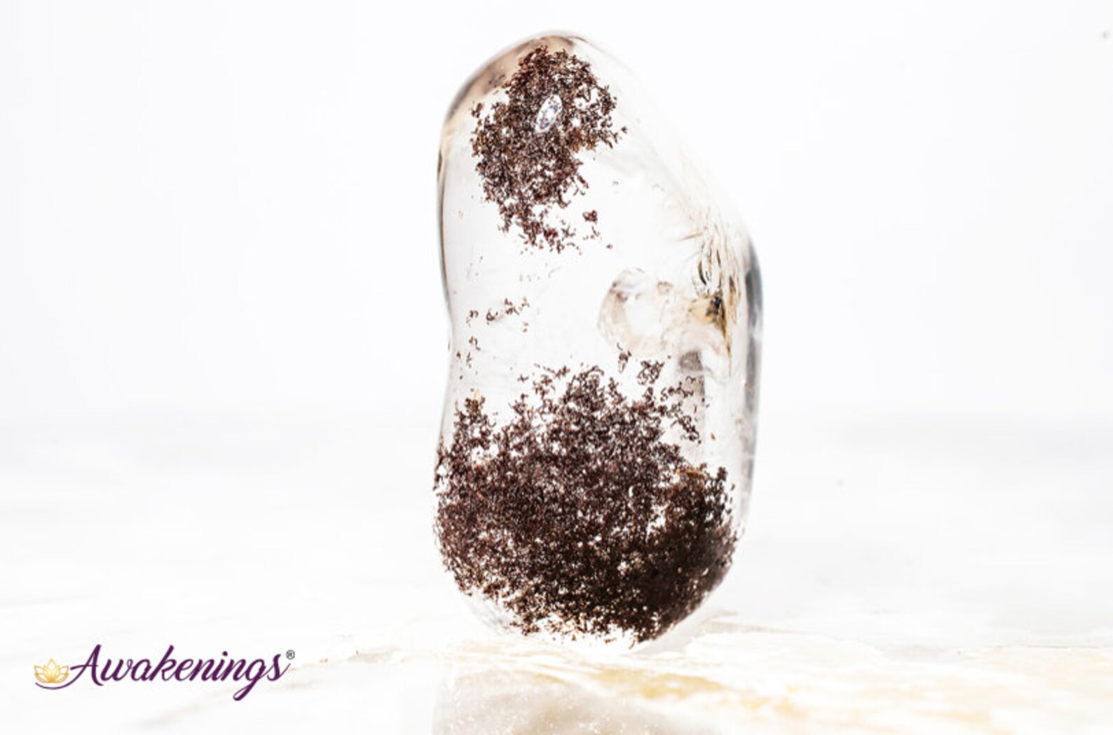 Lodolite Garden Quartz (landscape Ghost Phantom) - Tumbled - 1 Stone - Etsy