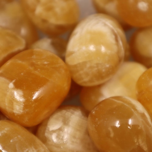 Large Pink Mangano Calcite Tumbled Stones Manganoan Calcite - Etsy