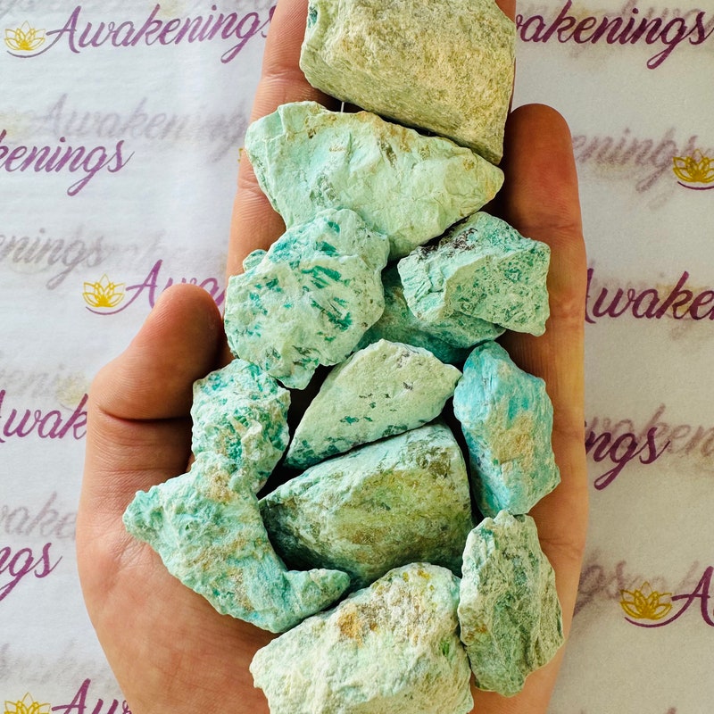 Raw Turquoise Stone - Etsy