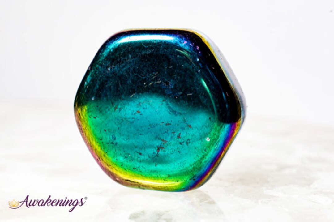 Rainbow Hematite (magnetic) - Tumbled - Etsy