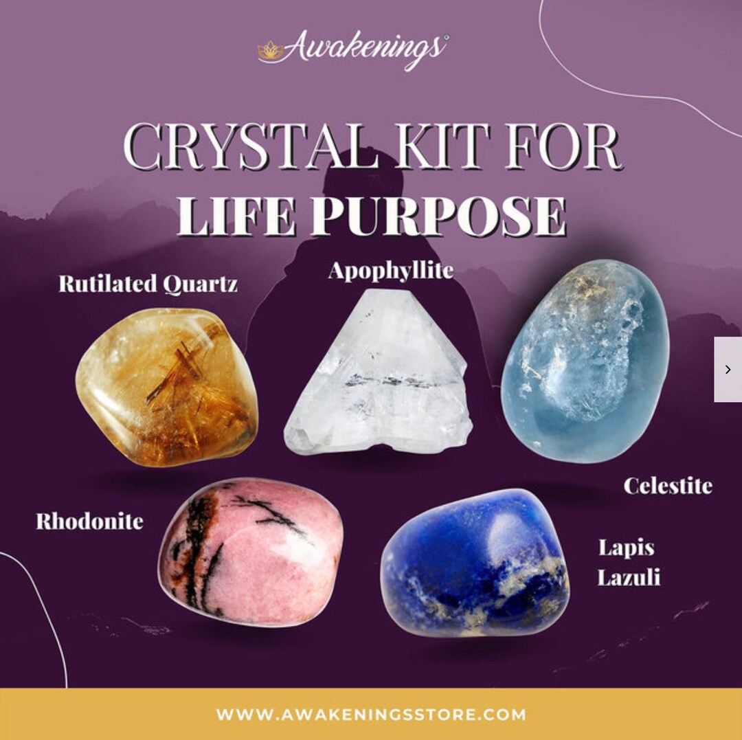Life Purpose Crystal Kit - Etsy