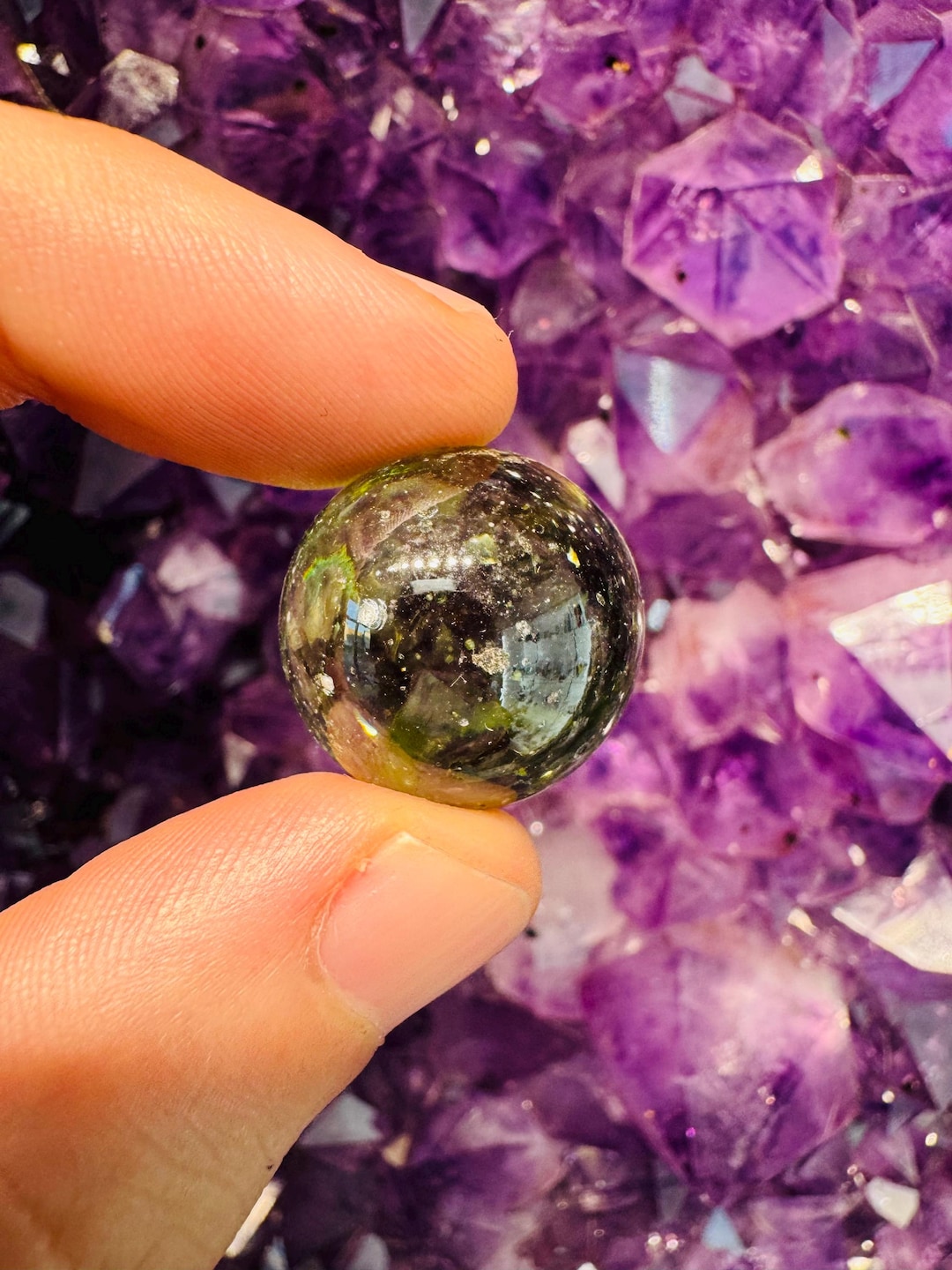 GAIA Stone (helenite) - Sphere - 20mm - 1 Stone - Etsy