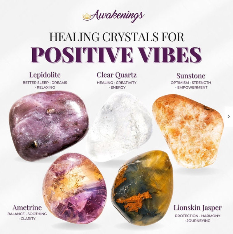Positive Vibes Crystal Kit - Etsy