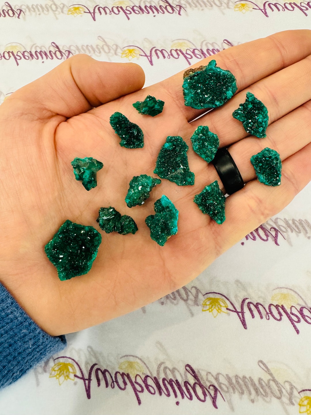 Dioptase (mimetite) - Druzy - Rough Raw Natural - Medium - 1 Stone - Etsy