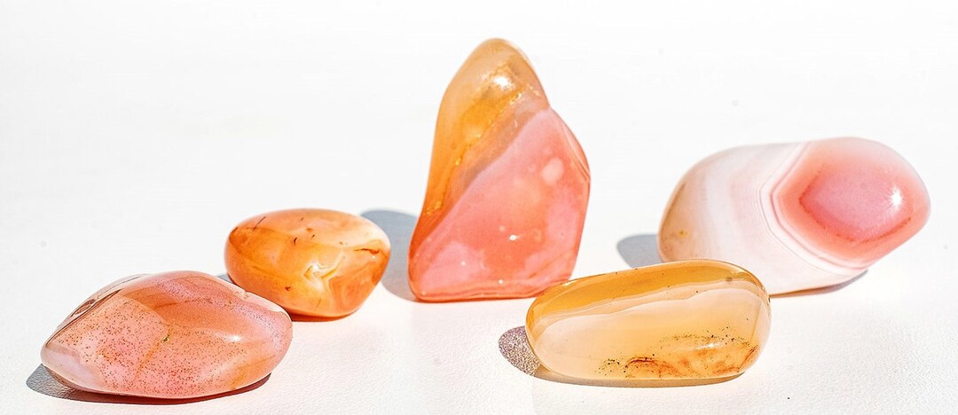 Apricot Agate Tumbled - Etsy