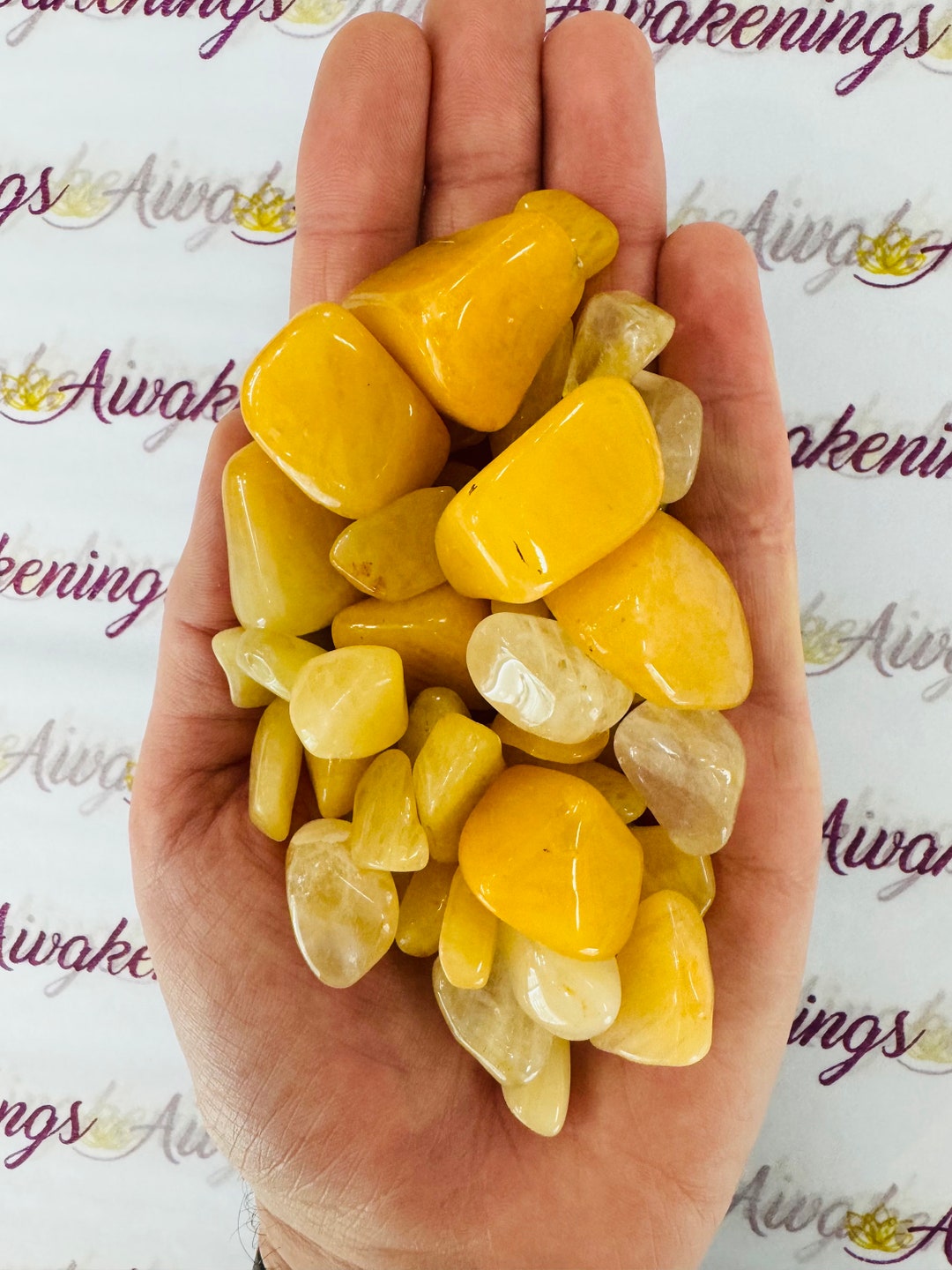 Yellow Quartz - Tumbled - 1 Stone - Etsy