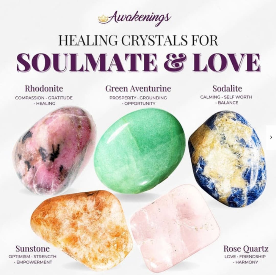 Soulmate & Love Crystal Kit - Etsy
