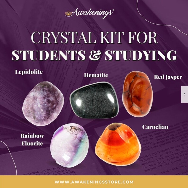 Student & Study Crystal Kit - Etsy