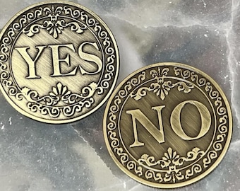 Yes / No Divination Coin - Etsy