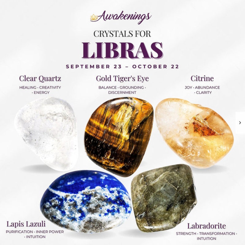 Crystals for Libras - Etsy