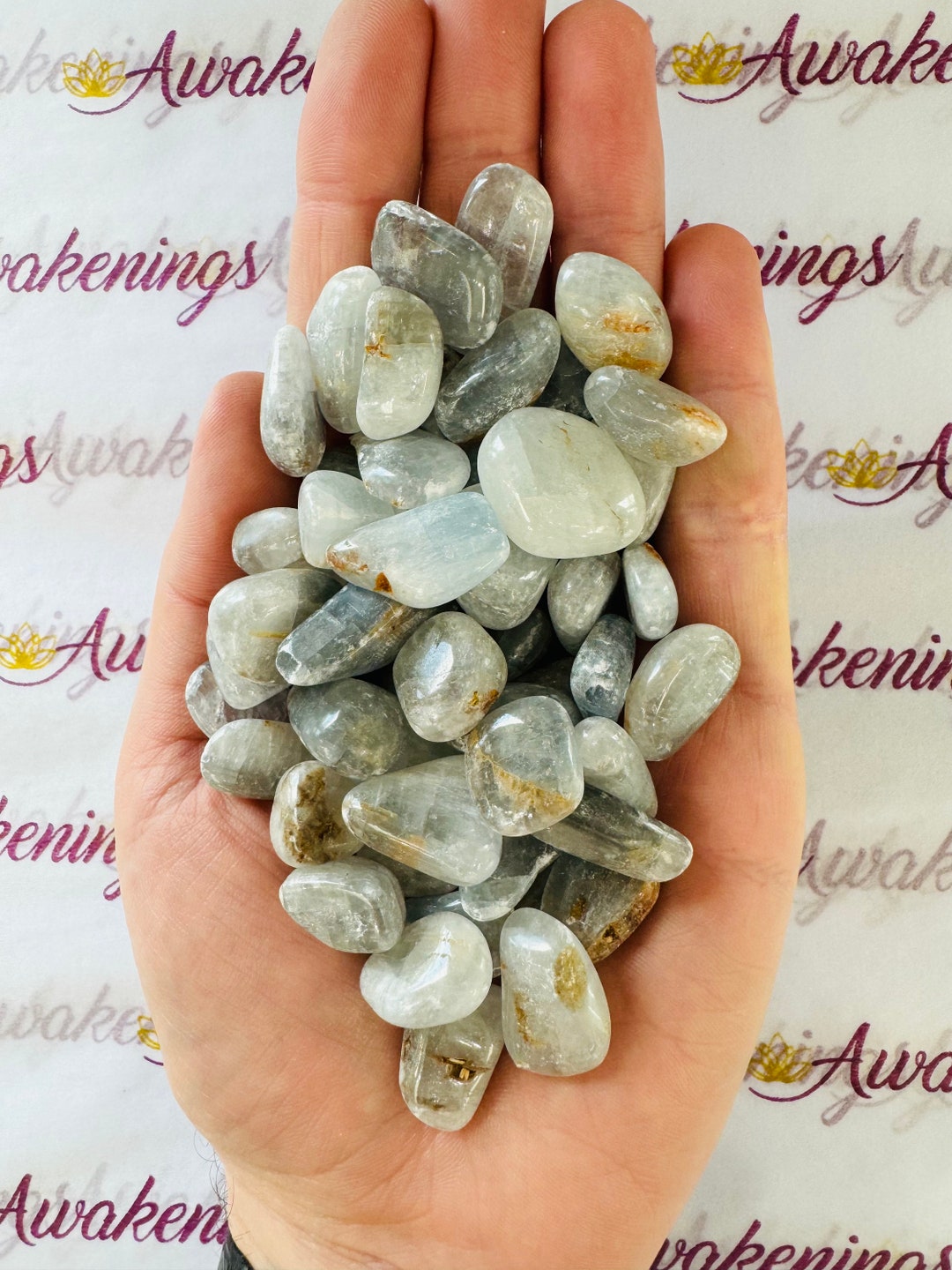 Blue Barite - Tumbled - 1 Stone - Etsy