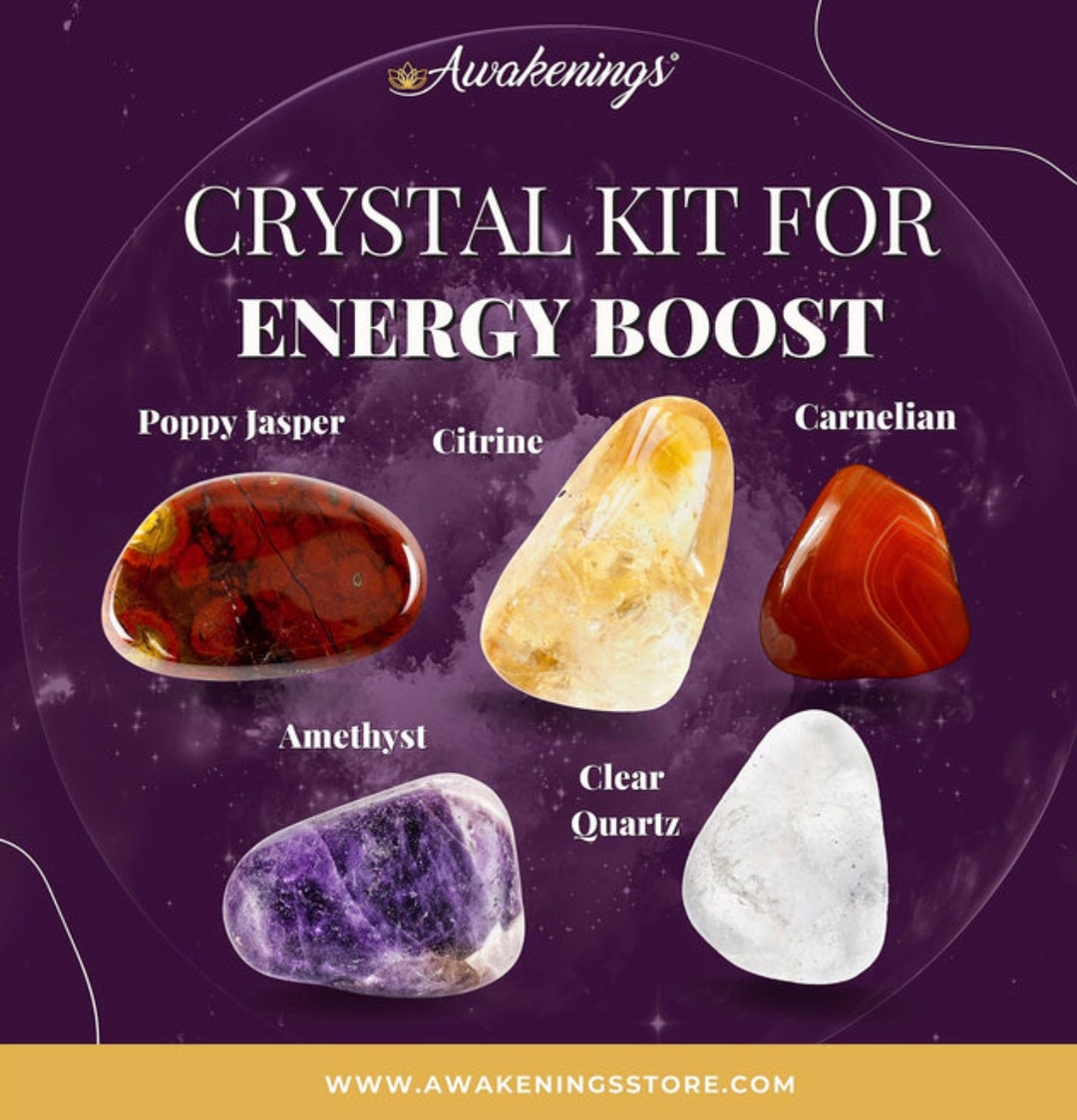 Energy Boost Crystal Kit - Etsy