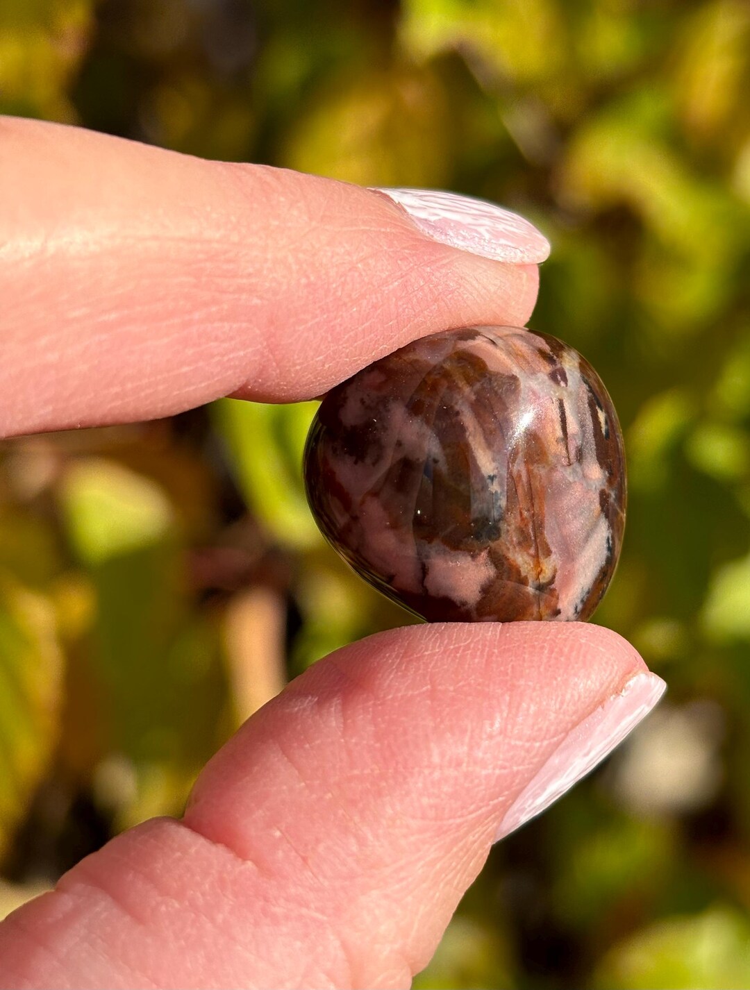 Bamboo Leaf Agate - Tumbled - Etsy
