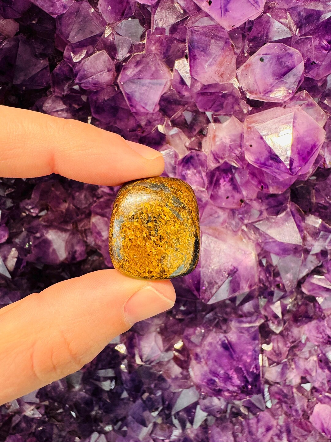 Bronzite (enstatite Axinite) - Tumbled (large) - 1 Stone - Etsy