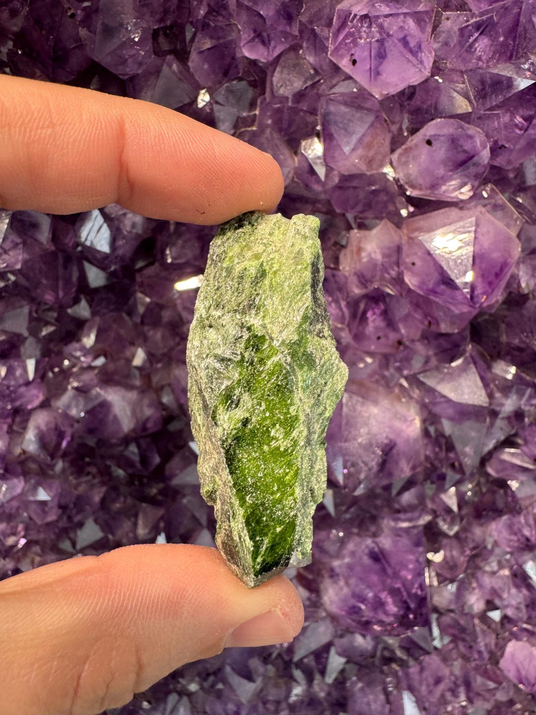 Chrome Diopside (large) - Rough Raw Natural - 1 Stone "stone of Destiny ...