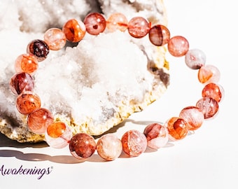 Fire Quartz Bracelet - Etsy