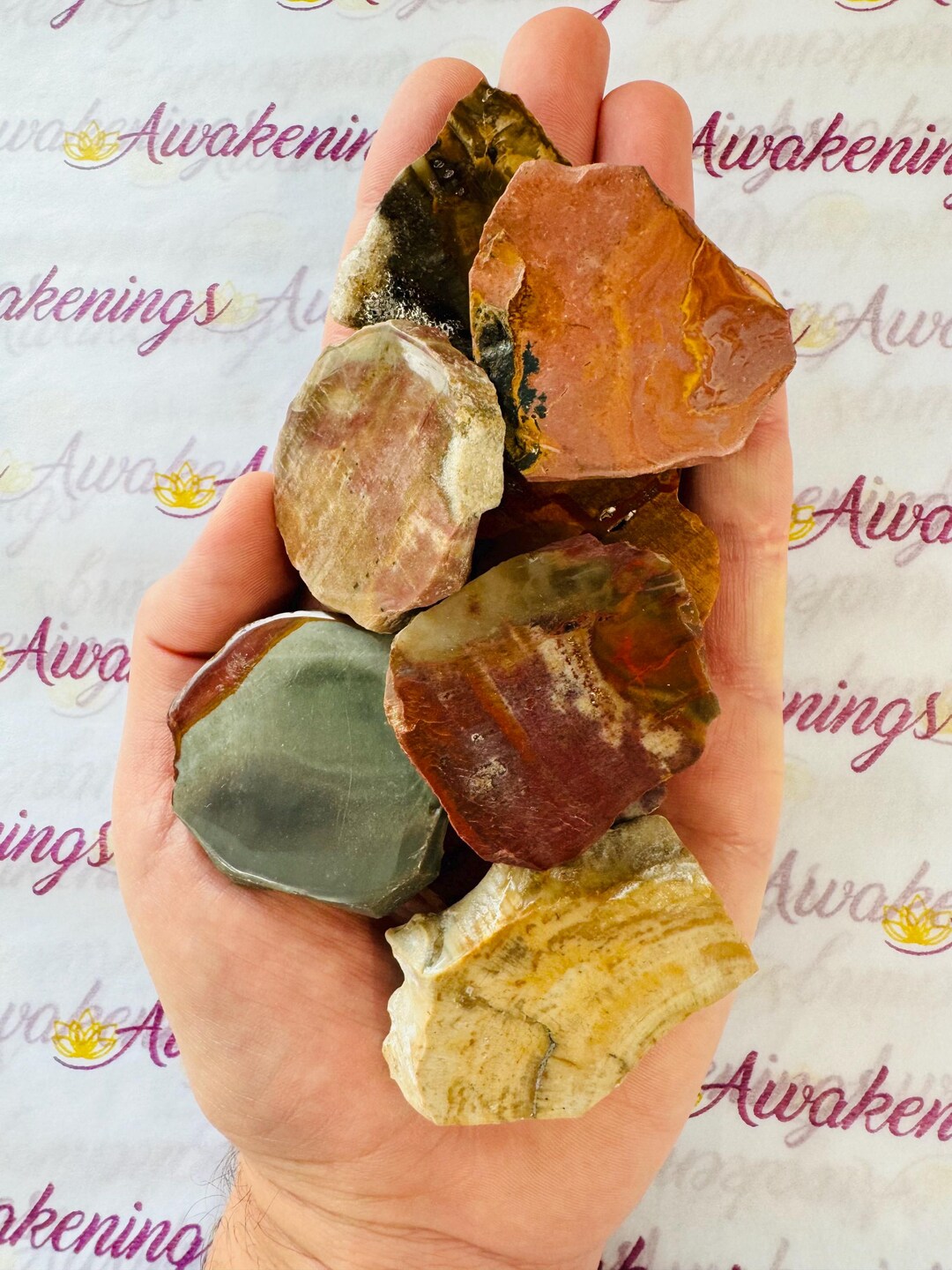 Desert Jasper Polychrome Slabs Large 1 Stone - Etsy