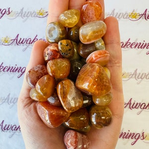 Red Fire Agate - Tumbled - 1 Stone - Etsy