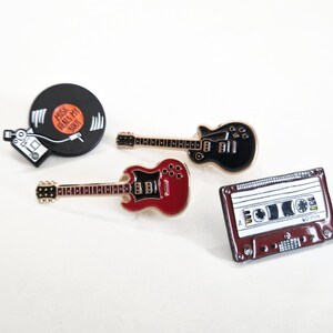 Music Heals My Soul Pin, Guitar Brooch, Musician Brooch, Musician Pin ...