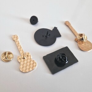 Music Heals My Soul Pin, Guitar Brooch, Musician Brooch, Musician Pin ...