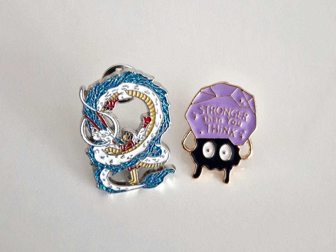 Spirited Away Pins, Studio Ghibli Pins, Soot Sprite Pins, Haku Pin ...