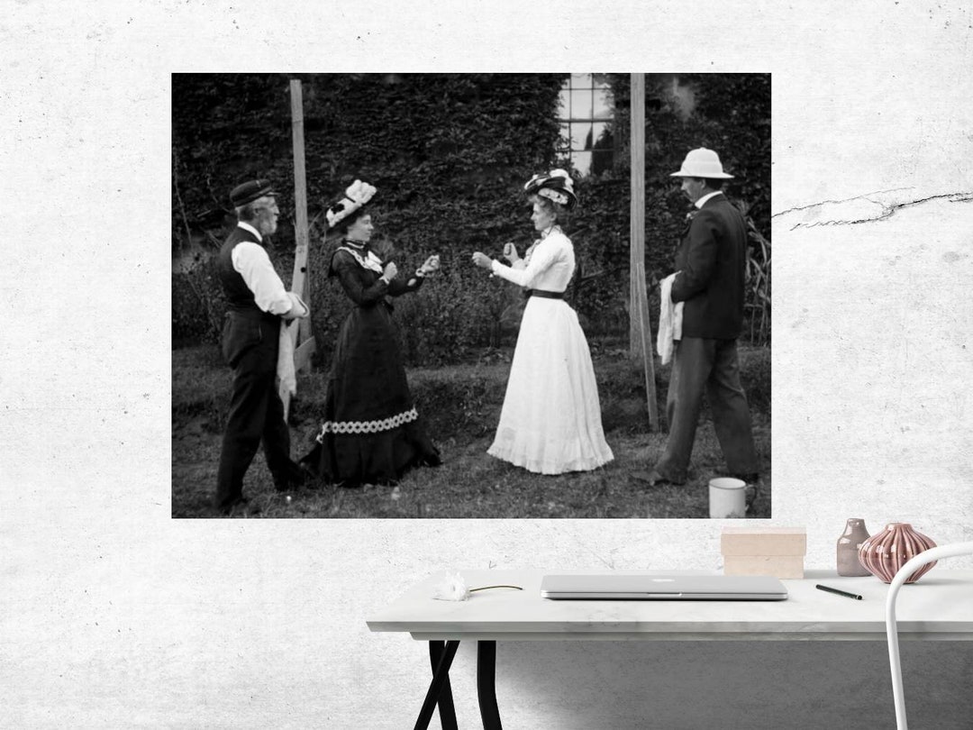 Victorian Women Boxers Print - Women Fighters Vintage Art - Boxing Art ...