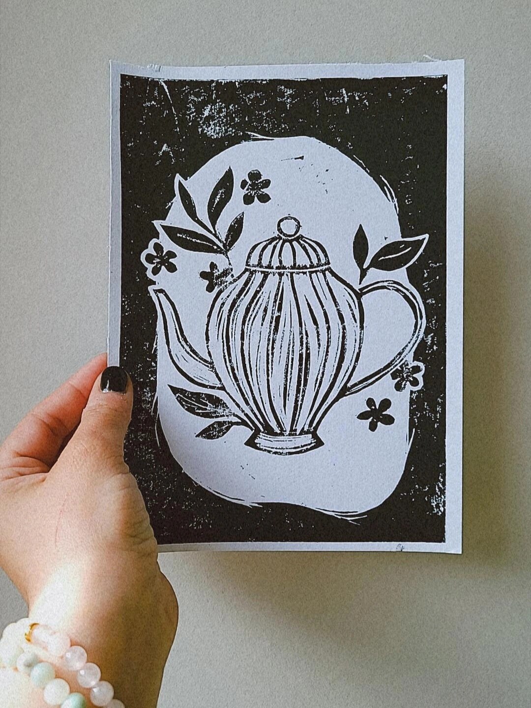 MOTHER - Linocut - Etsy