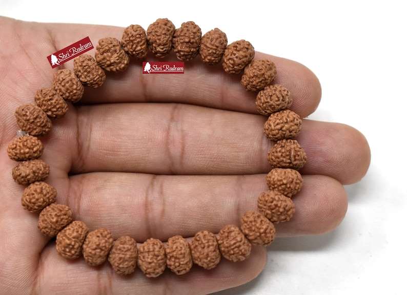 Shri Rudram 9 Mukhi Rudraksha Bracelet / Nine Face Rudraksh - Etsy