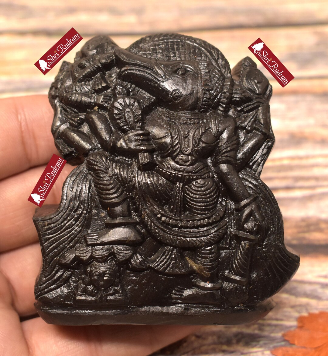 Shrirudram Varaha Murti / Luxmi Varah Idol Carved on Sudarshan ...