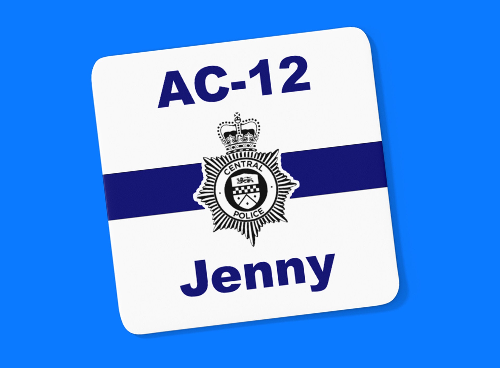 Personalised Line of Duty Mug and Coaster AC-12 AC12 AC 12 - Etsy UK