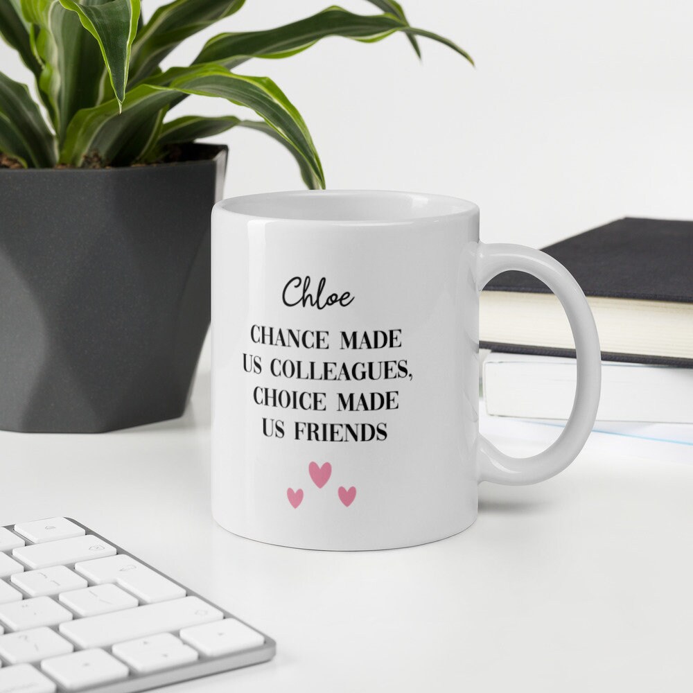 Personalised Work Colleague Friend Birthday Work Bestie BFF - Etsy UK