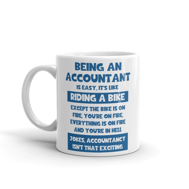 Funny Accountant Mug, Humour Accountancy Office Joke Gift, Funny ...