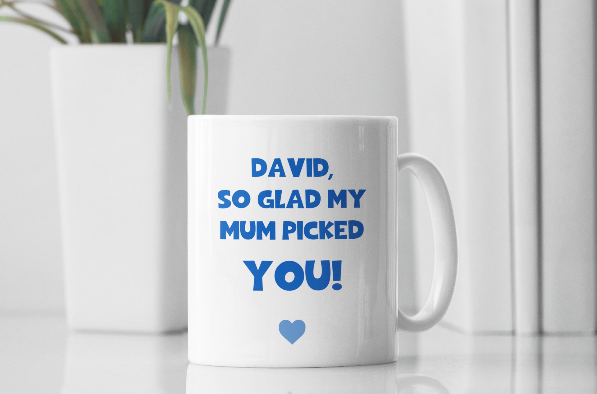 Personalised Father's Day Funny Step Dad Mug Thank You - Etsy