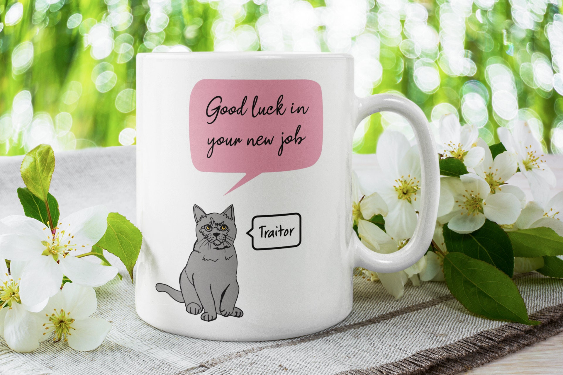 Funny New Job Mug / Leaving Gift Work Colleague / Good Luck in - Etsy UK