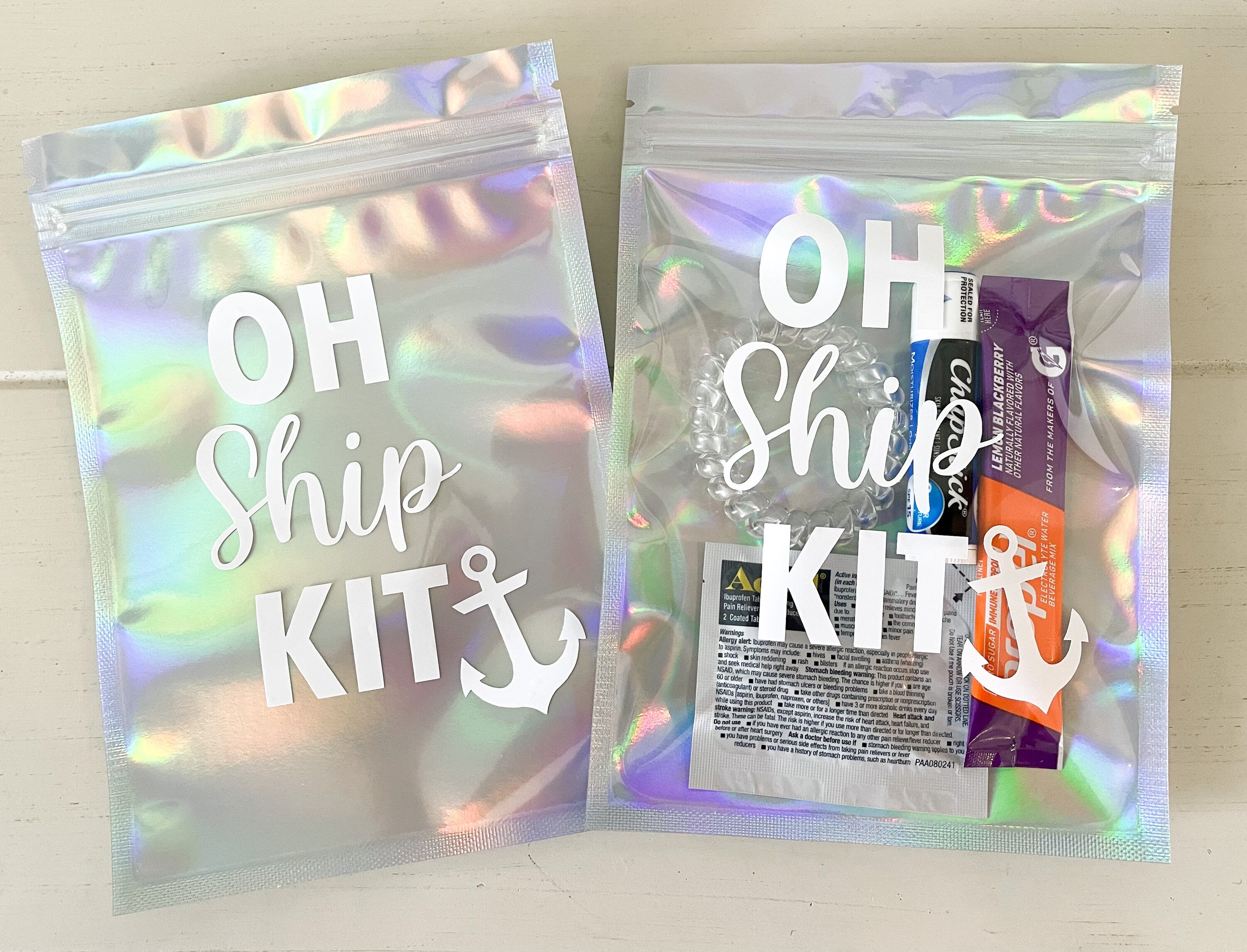 Oh Ship Kit, Nautical Bachelorette Party, Cruise Kit, Cruise Hangover ...