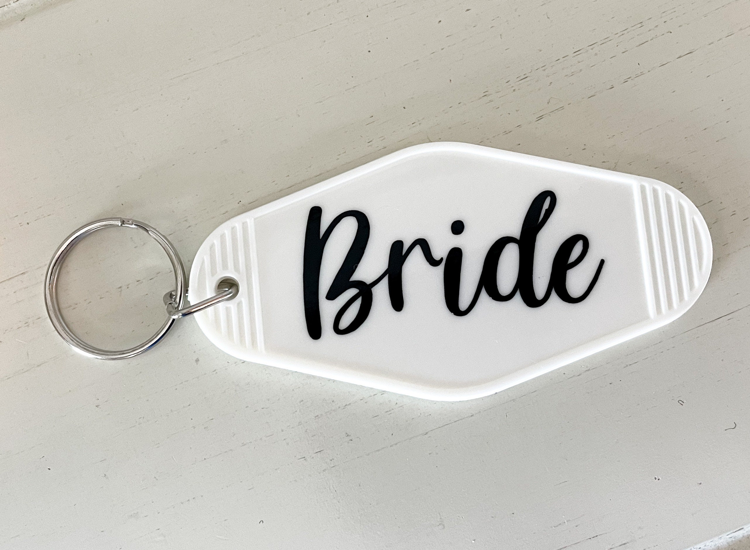 Personalized Retro Keychain: Bachelorette Party Gift - Etsy