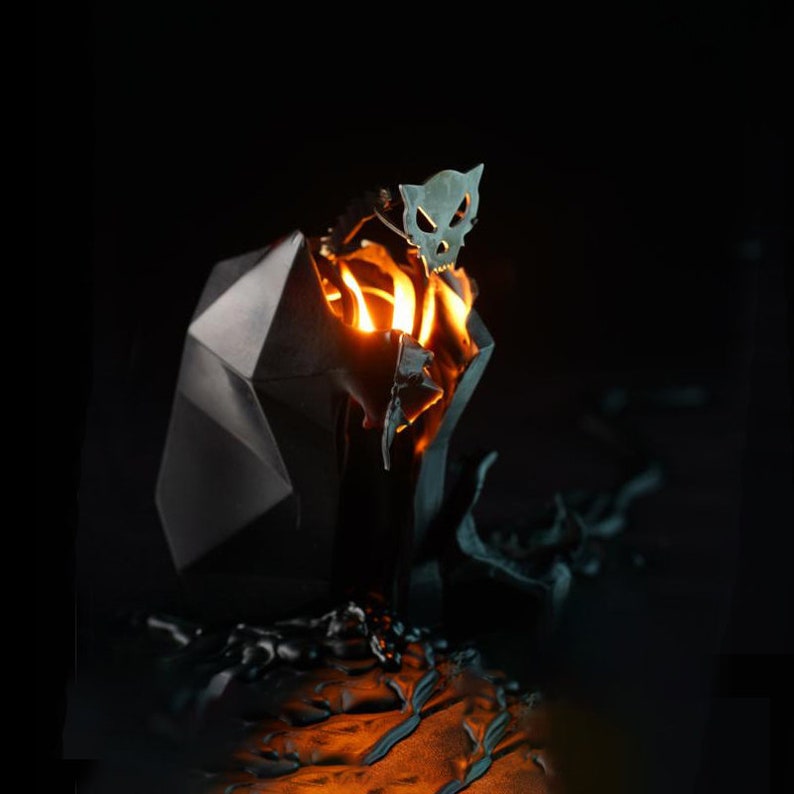 Wick Works Loki Cat Skeleton Candle Melt to Reveal - Etsy