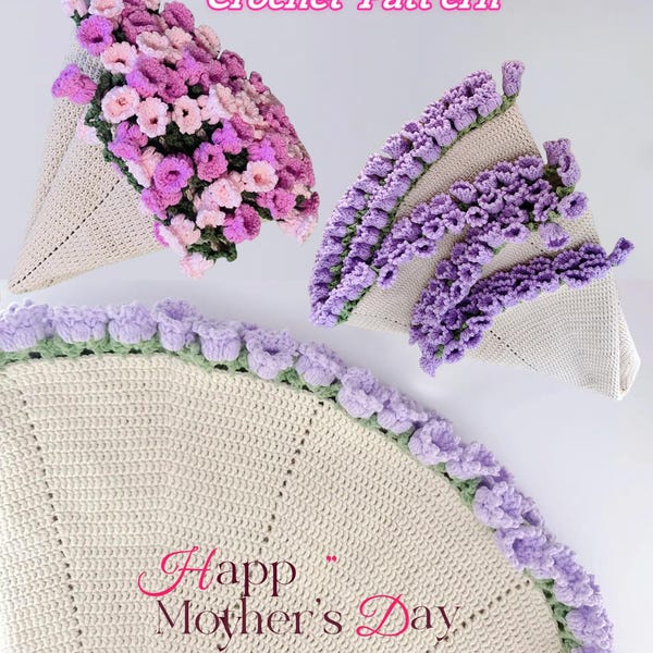 Rose Design Crochet - Etsy UK