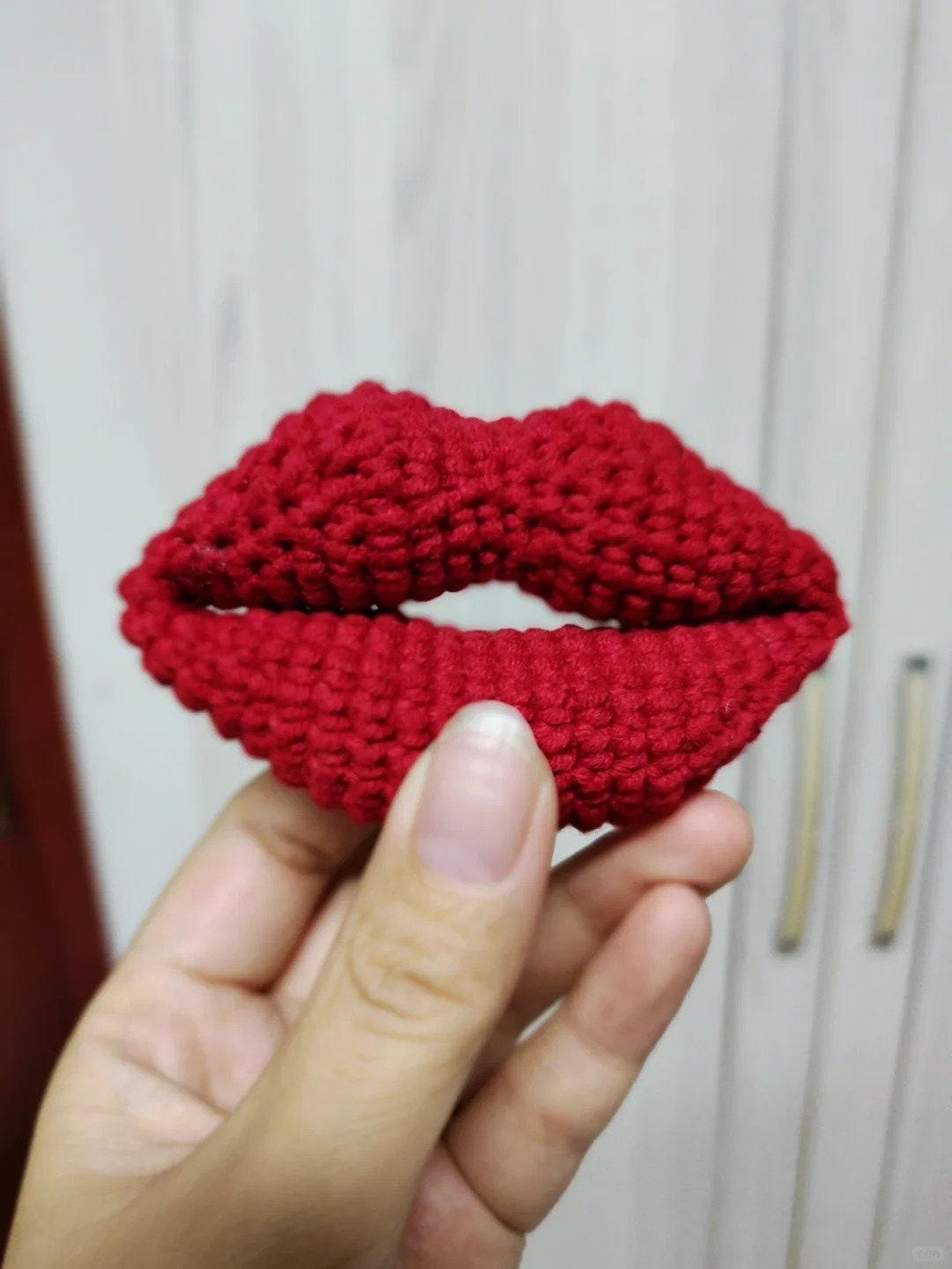 Crochet Big Lips Mask Pattern - Fun and Unique DIY Design - Etsy