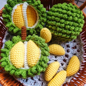 DIY Durian Crochet Pattern - Fun and Funky Fruit Craft - Etsy