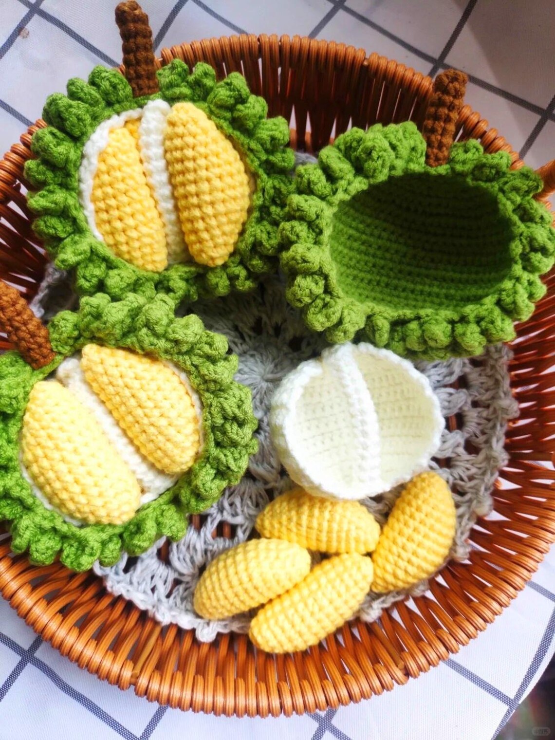 DIY Durian Crochet Pattern - Fun and Funky Fruit Craft - Etsy