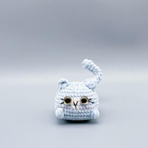 Crochet Mini Cat Loaf Tutorial: 3-in-1 Cat Bun Amigurumi Pattern Bundle ...