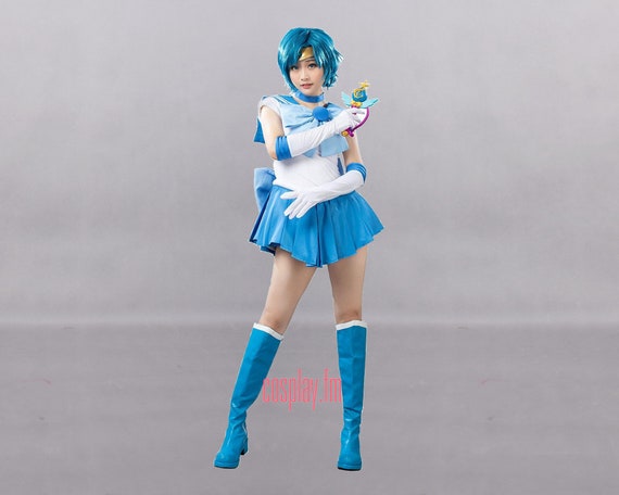 Sailor Moon Mercury Mizuno Ami Cosplay Costume Dress Etsy Australia