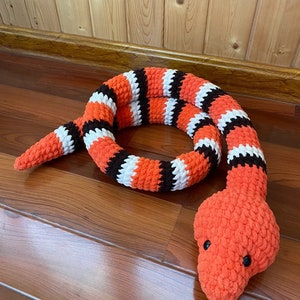 Unique Big Snake Crochet Pattern - Fun Amigurumi Animal DIY - Etsy