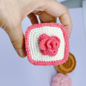 Chinese Moon Cake Crochet 6 in 1 Pattern - How to Crochet Mooncake for ...
