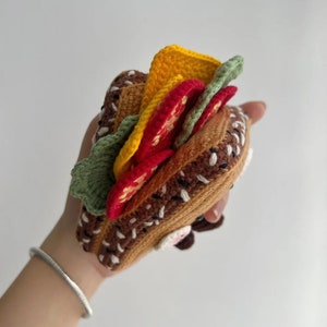 Crochet Sandwich Amigurumi Pattern - Whimsical Foodie Craft - Etsy
