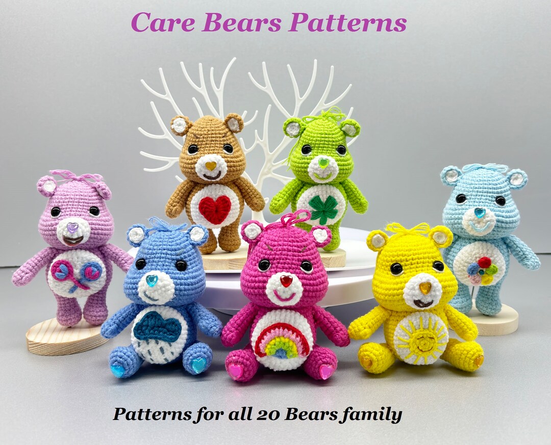 Adorable Bear Crochet Pattern - 20 in 1 Amigurumi Bears PDF Step-by ...