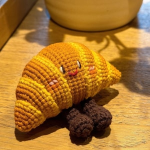 Croissant Crochet Pattern - Knit Your Own Delicious Treat! - Etsy