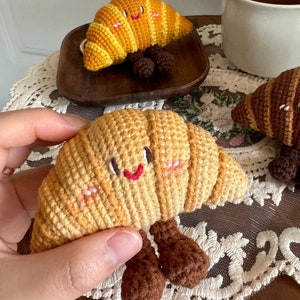 Croissant Crochet Pattern - Knit Your Own Delicious Treat! - Etsy